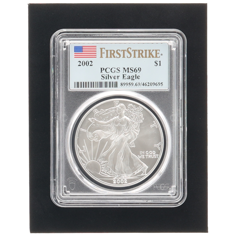 2002 American Silver Eagle - First Strike (PCGS MS69) | Pristine Auction