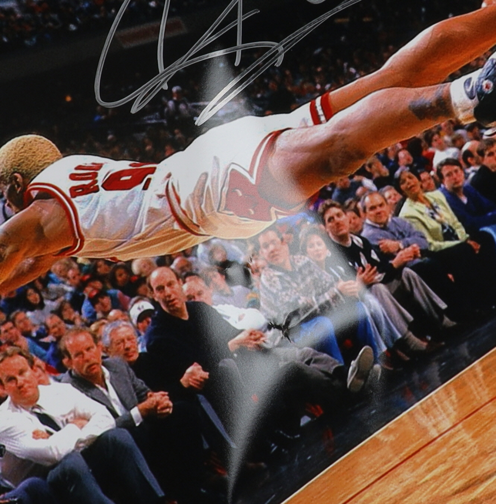 Dennis Rodman Signed Bulls 16x20 Photo (Fanatics) | Pristine Auction