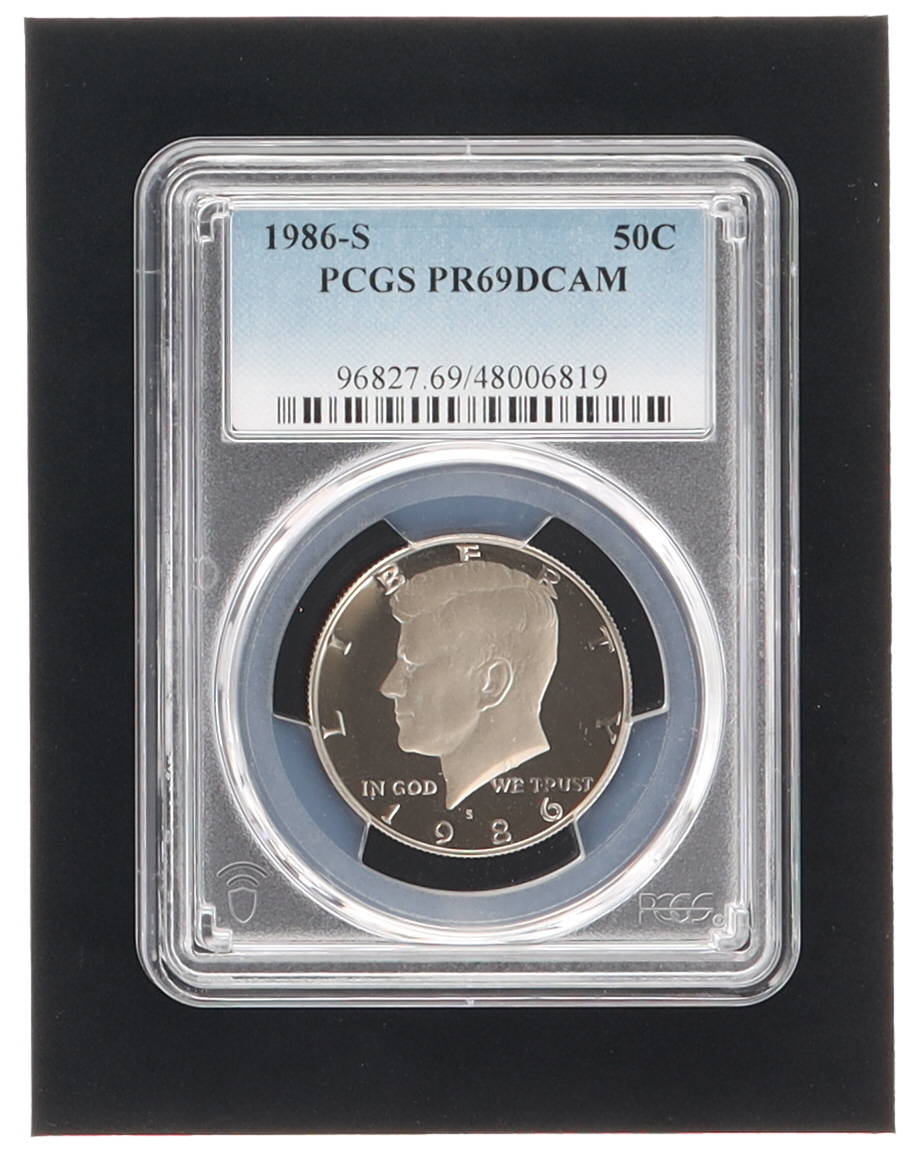 1986-S Kennedy Proof Half Dollar (PCGS PR69DCAM) | Pristine Auction