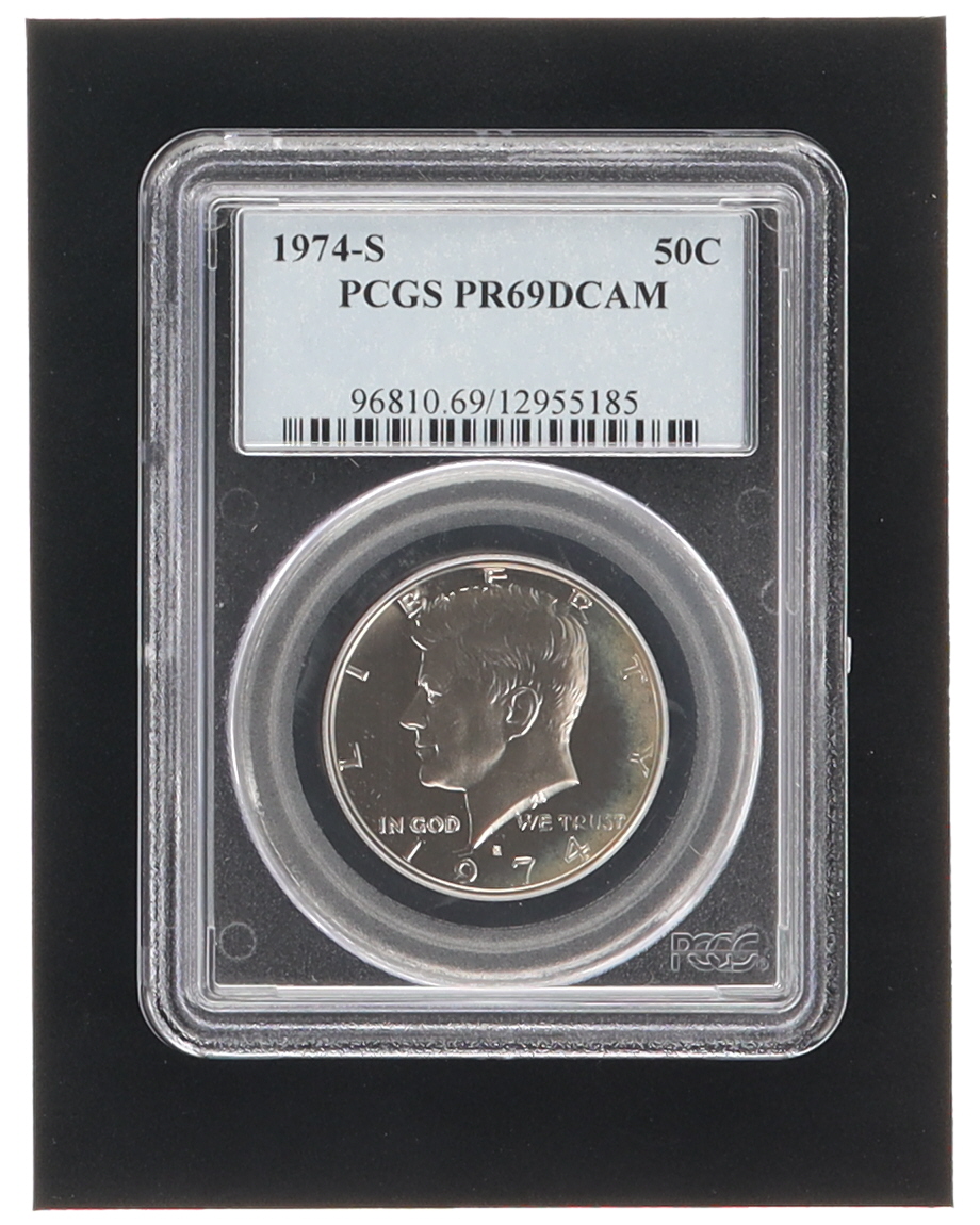 1974-S Kennedy Proof Half Dollar (PCGS PR69DCAM) | Pristine Auction