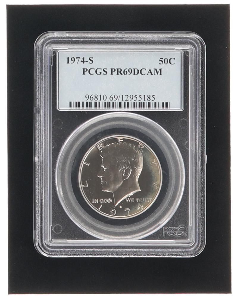 1974-S Kennedy Proof Half Dollar (PCGS PR69DCAM) | Pristine Auction