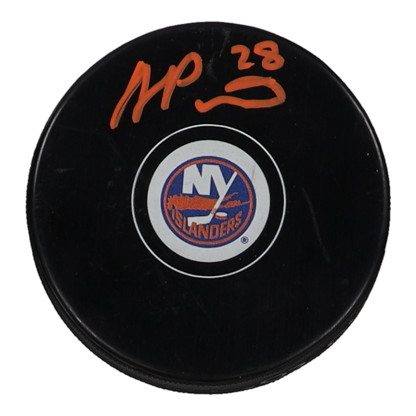Alexander Romanov Signed Islanders Logo Hockey Puck (JSA) | Pristine ...