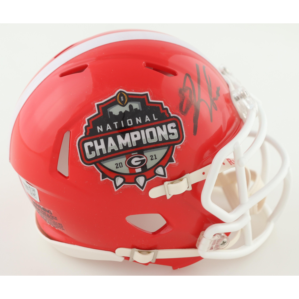 Kirby Smart Signed Georgia Bulldogs Speed Mini Helmet (Fanatics ...