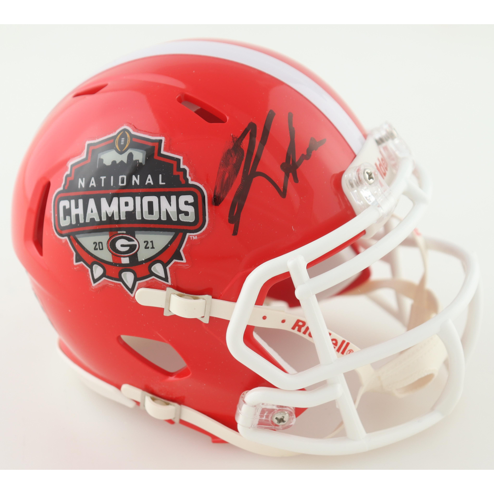 Kirby Smart Signed Georgia Bulldogs Speed Mini Helmet (Fanatics ...