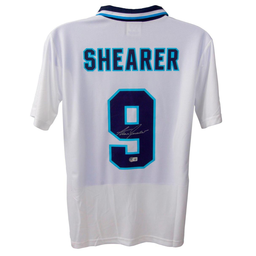 Alan Shearer Signed England Jersey (Beckett) | Pristine Auction
