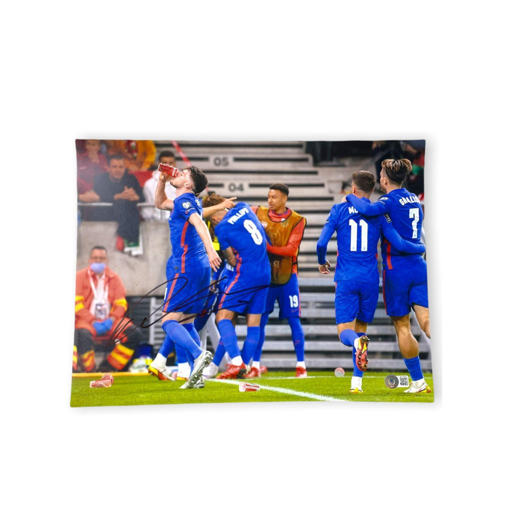 Declan Rice Signed England National Team 12x16 Photo (Beckett ...
