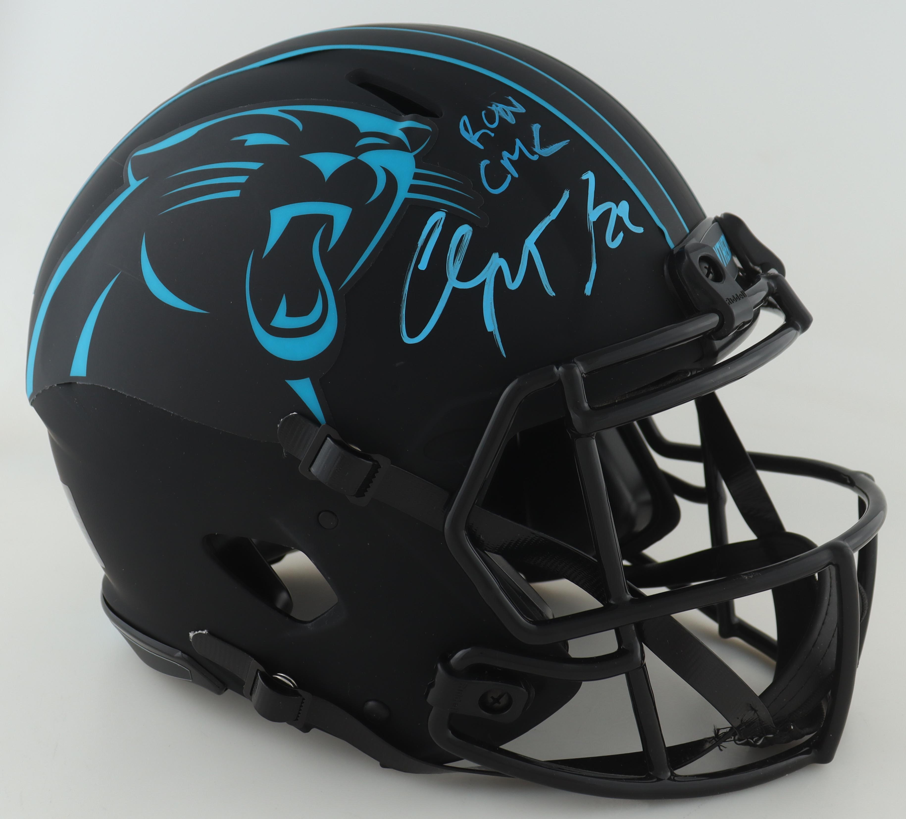 Christian McCaffrey Signed Panthers Full-Size On-Field Authentic ...