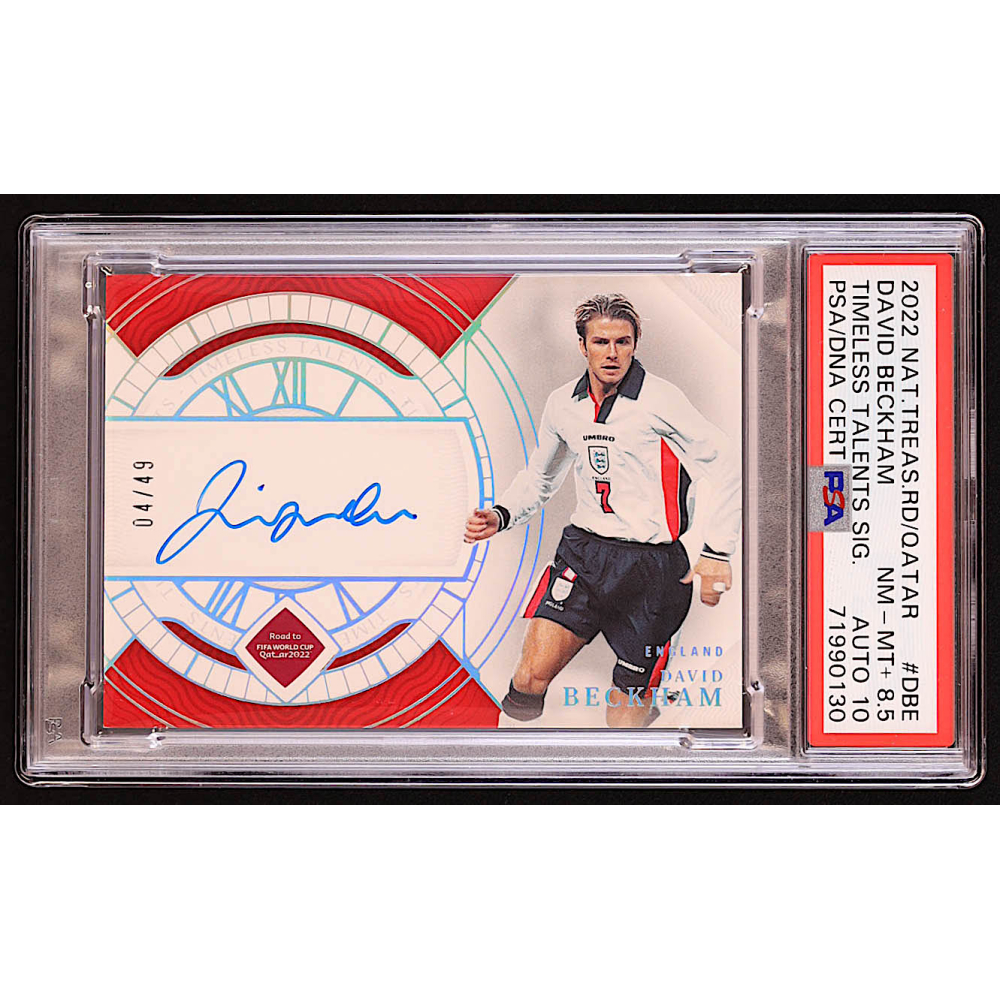 David Beckham 2022 Panini National Treasures Road to the World Cup ...