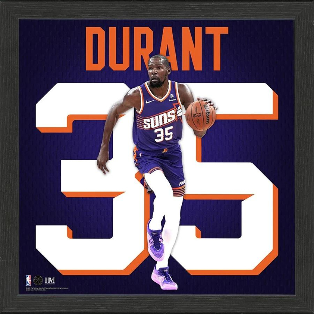 Kevin Durant Suns "Impact Jersey" Custom Framed Photo | Pristine Auction