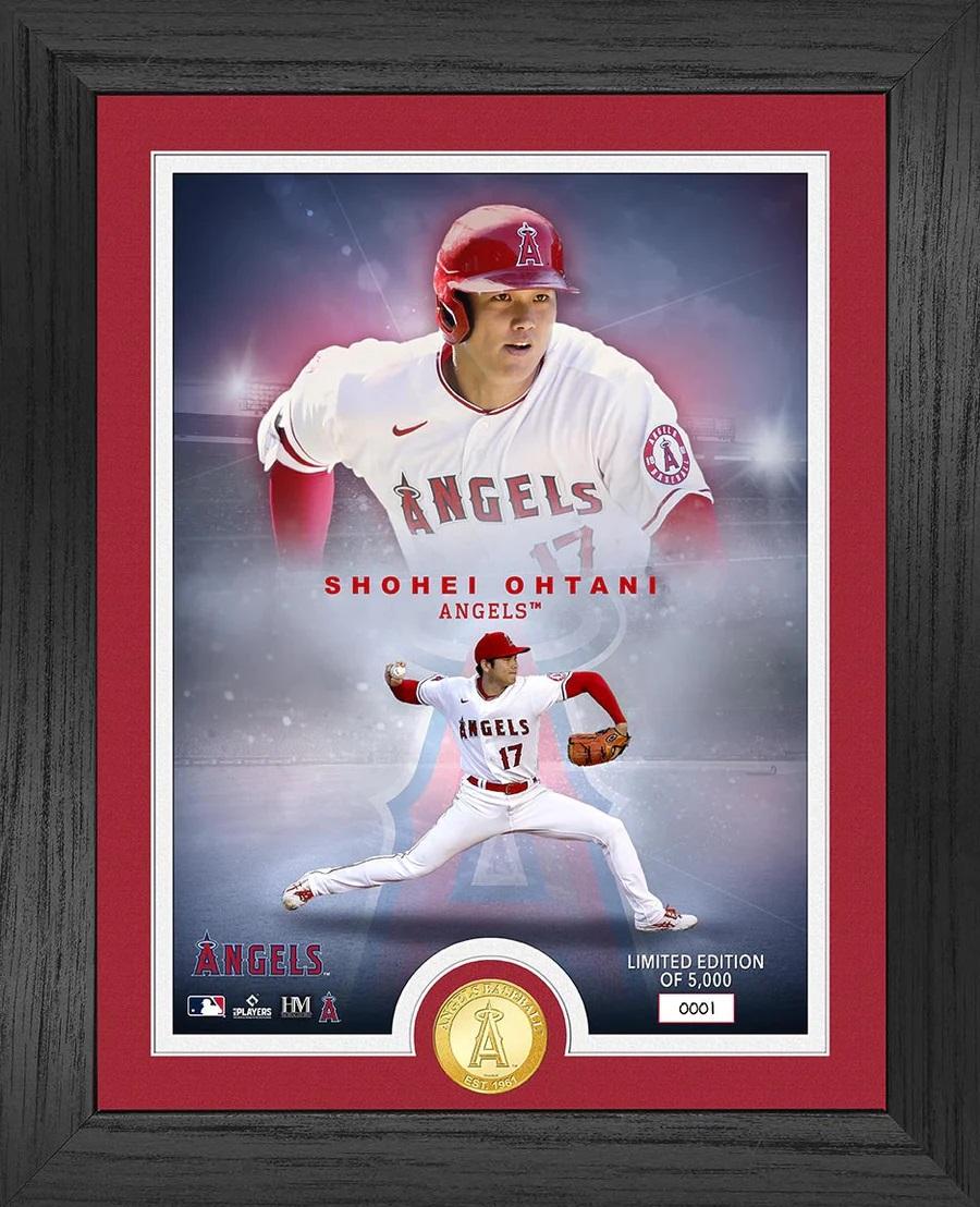 Shohei Ohtani Angels LE Custom Framed Photo with Bronze Coin | Pristine ...
