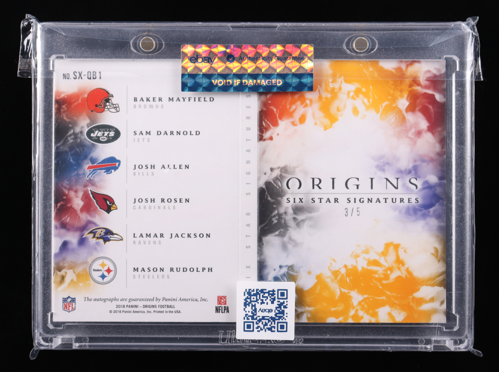 Lamar Jackson / Sam Darnold / Baker Mayfield / Josh Allen / Josh Rosen ...