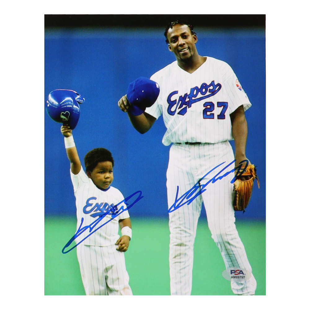 Vladimir Guerrero Sr. & Vladimir Guerrero Jr. Signed Expos 8x10 Photo ...