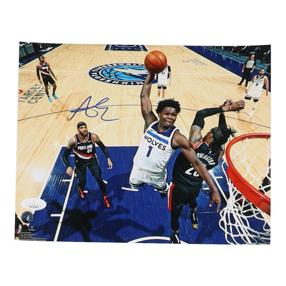 Anthony Edwards Signed Timberwolves 8x10 Photo (JSA) | Pristine Auction