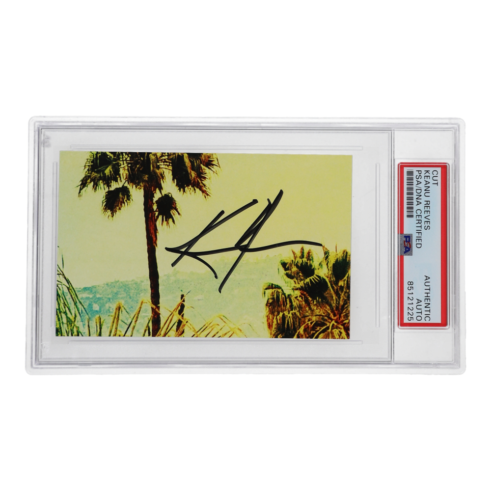 Keanu Reeves Signed Cut (PSA) | Pristine Auction