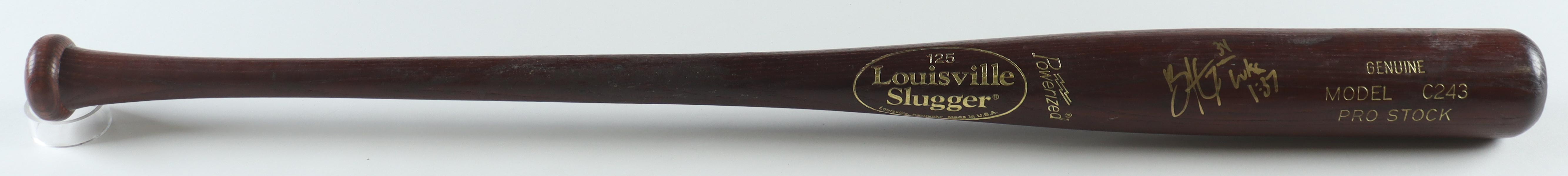 Bryce Harper Signed Louisville Slugger Pro Stock Baseball Bat (JSA ...