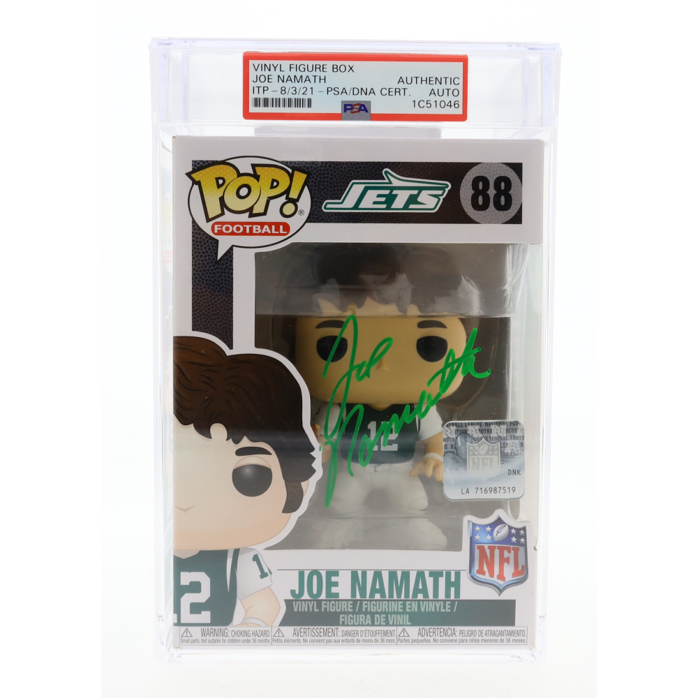 Joe Namath Signed Jets #88 Funko Pop! Vinyl Figure (PSA) | Pristine Auction