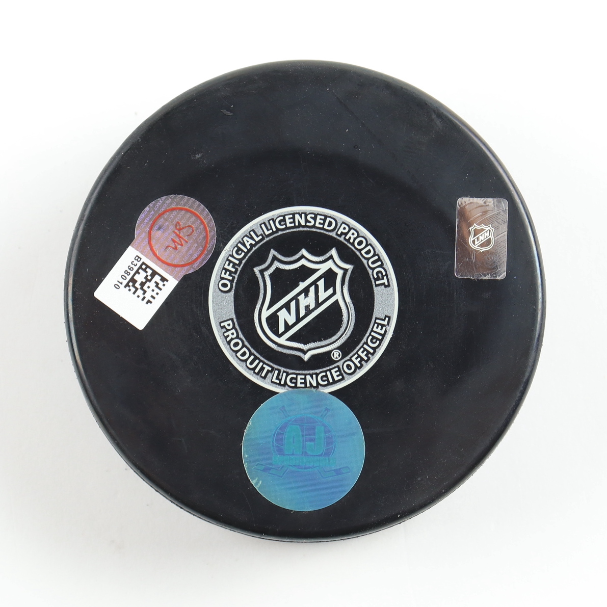 Tom Barrasso Signed Penguins Logo Hockey Puck (AJ's Sports World ...