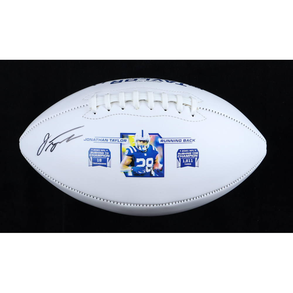 Jonathan Taylor Signed Colts Commemorative Football (Fanatics ...