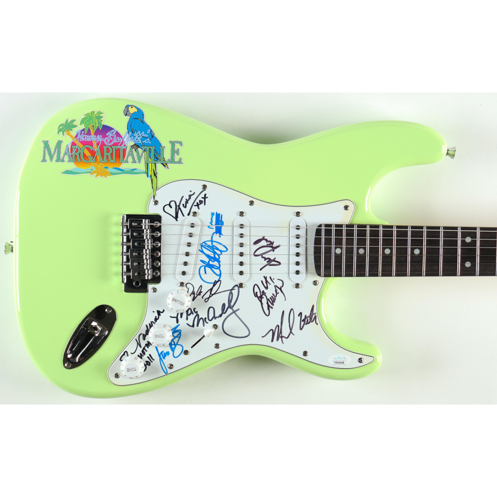"Margaritaville" Signed 39" Electric Guitar Signed By (9) with Mac ...