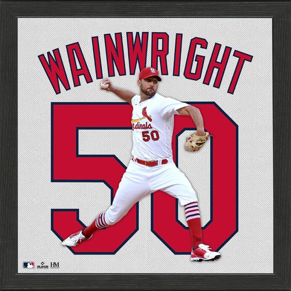 Adam Wainwright Cardinals "Impact Jersey" Custom Framed Photo ...