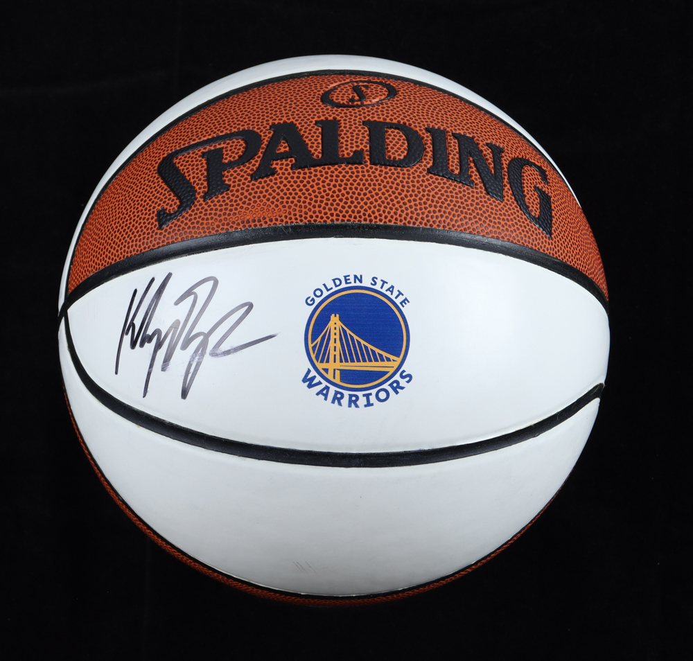 Klay Thompson Signed Warriors Logo Basketball (Fanatics) | Pristine Auction
