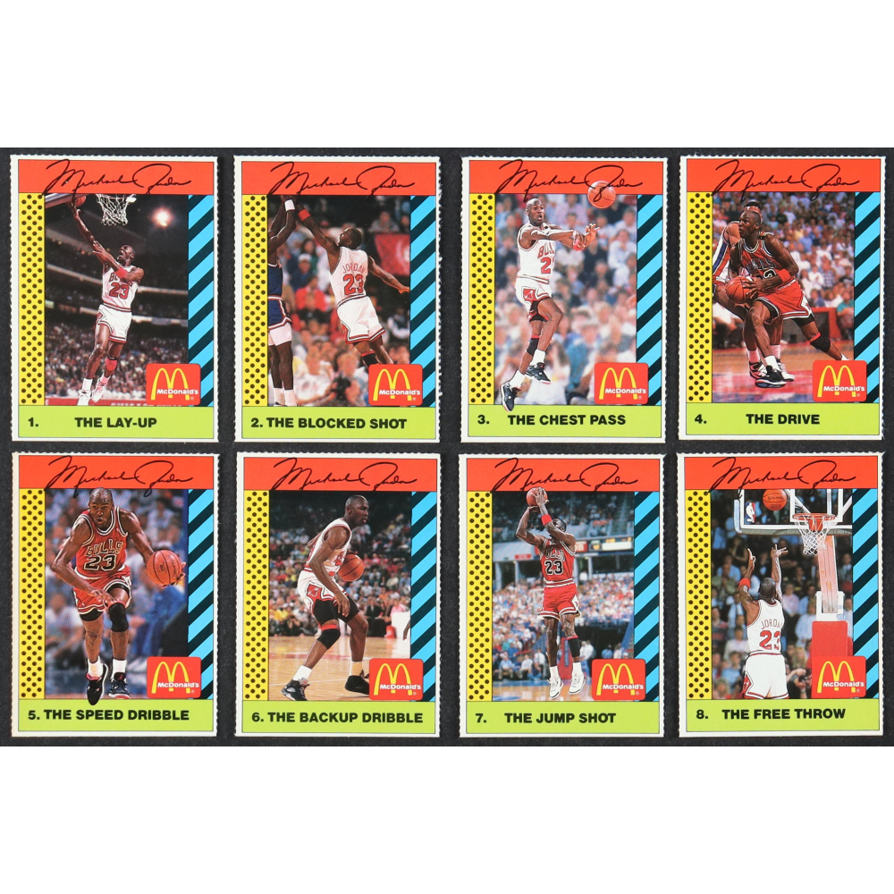 Michael Jordan 1990-91 McDonald's Jordan Joyner-Kersee Complete Set of ...