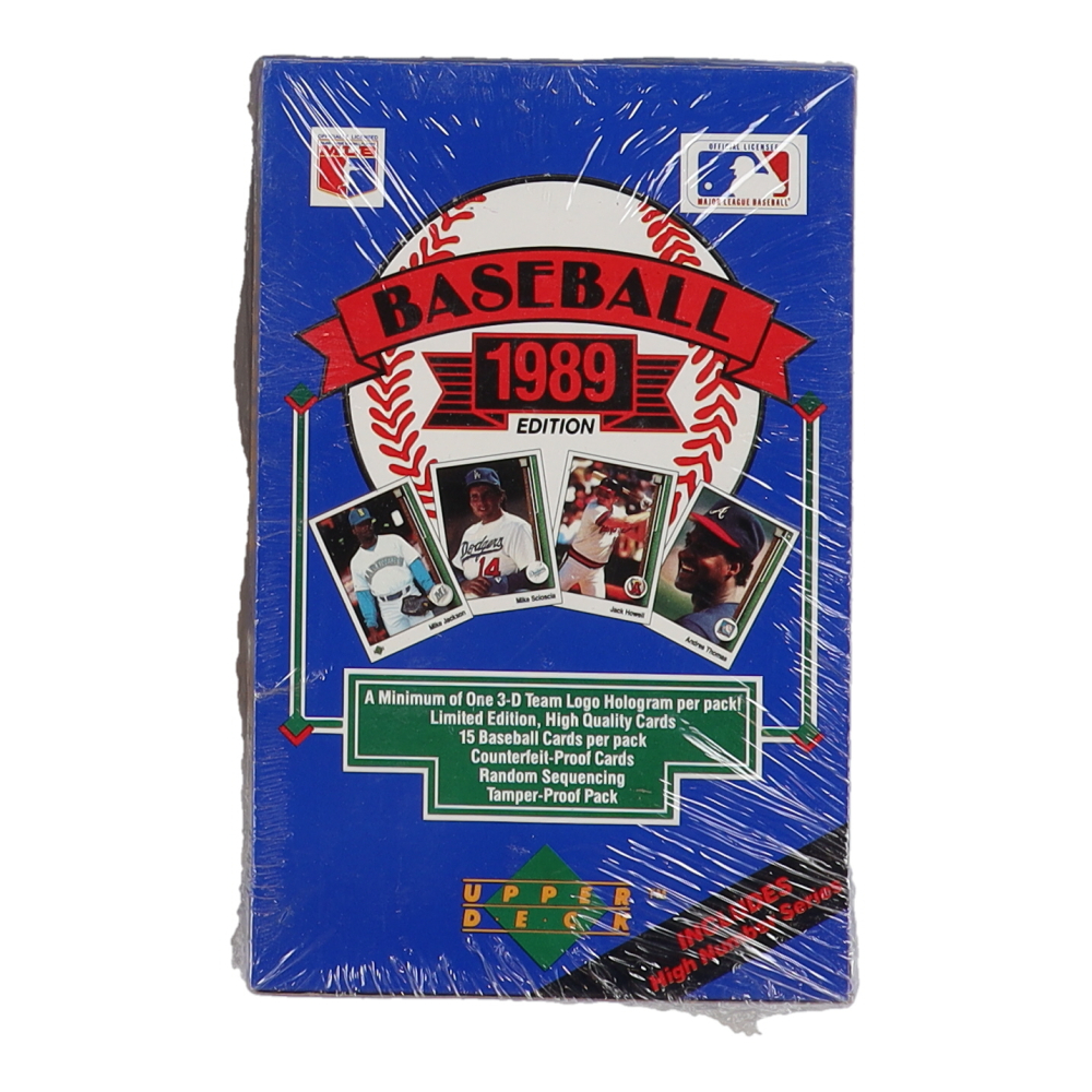 1989 Upper Deck High Number Series Baseball Hobby Box | Pristine Auction