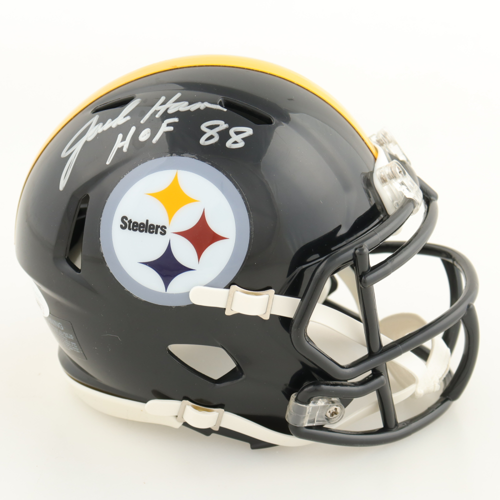 Jack Ham Signed Steelers Speed Mini Helmet Inscribed "HOF 88" (JSA ...