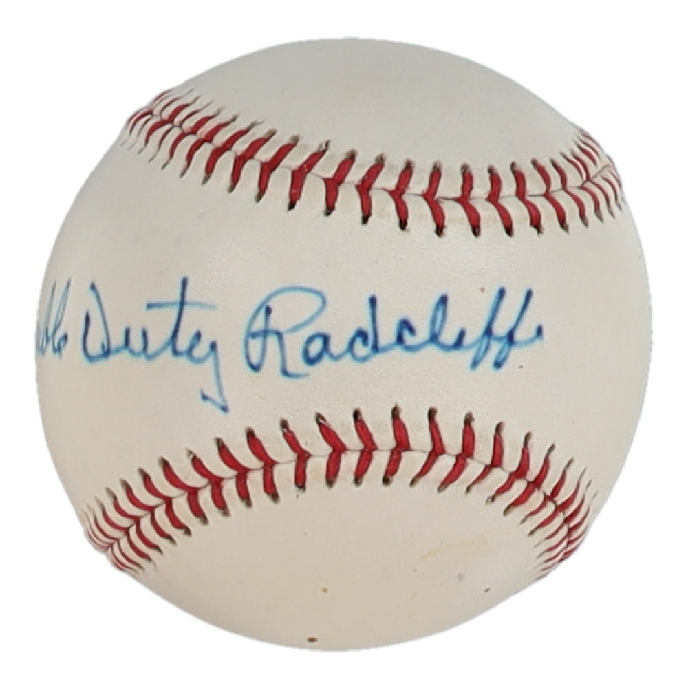 Ted "Double Duty" Radcliffe Signed Baseball (Beckett) | Pristine Auction