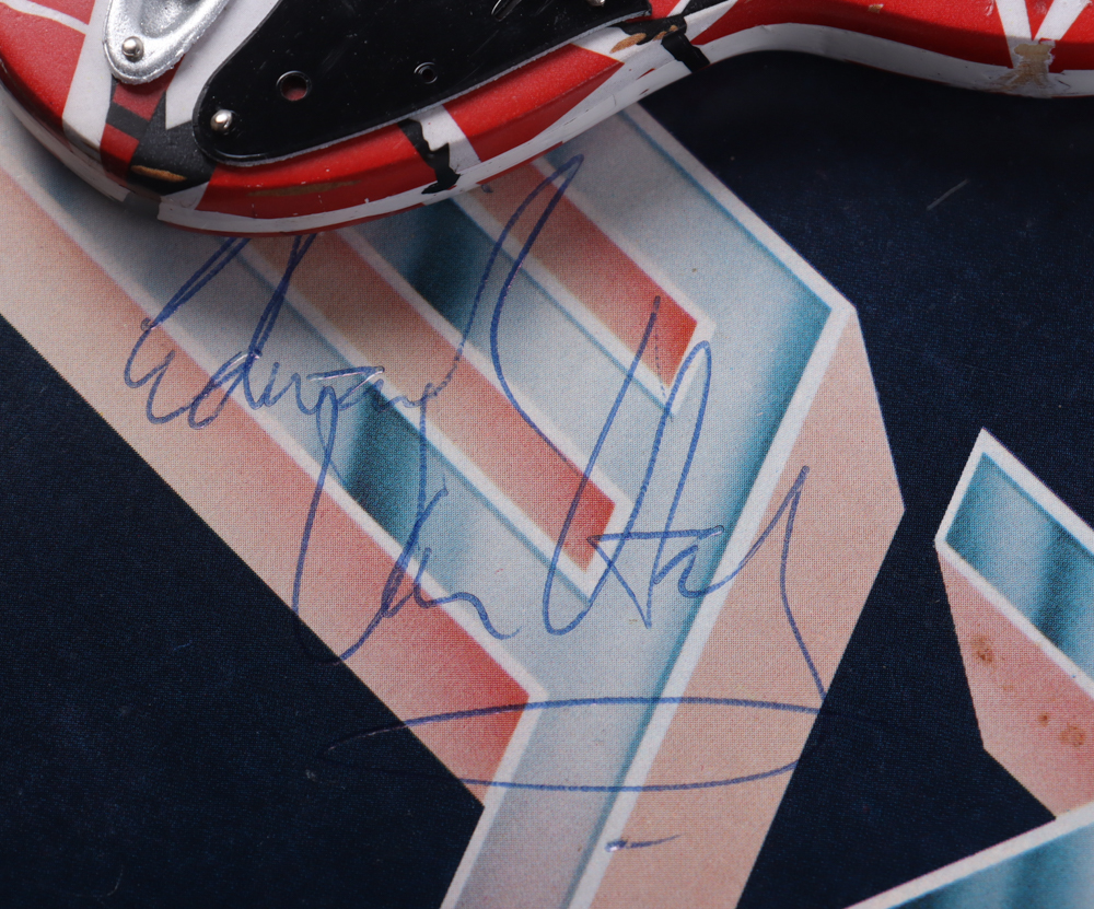 Eddie Van Halen & David Lee Roth Signed Custom Framed "Van Halen II ...