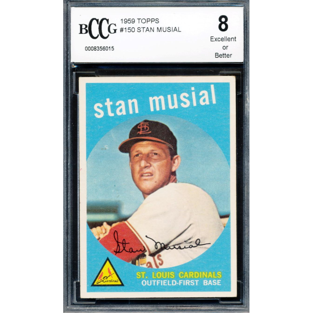 Stan Musial 1959 Topps #150 (BCCG 8) | Pristine Auction