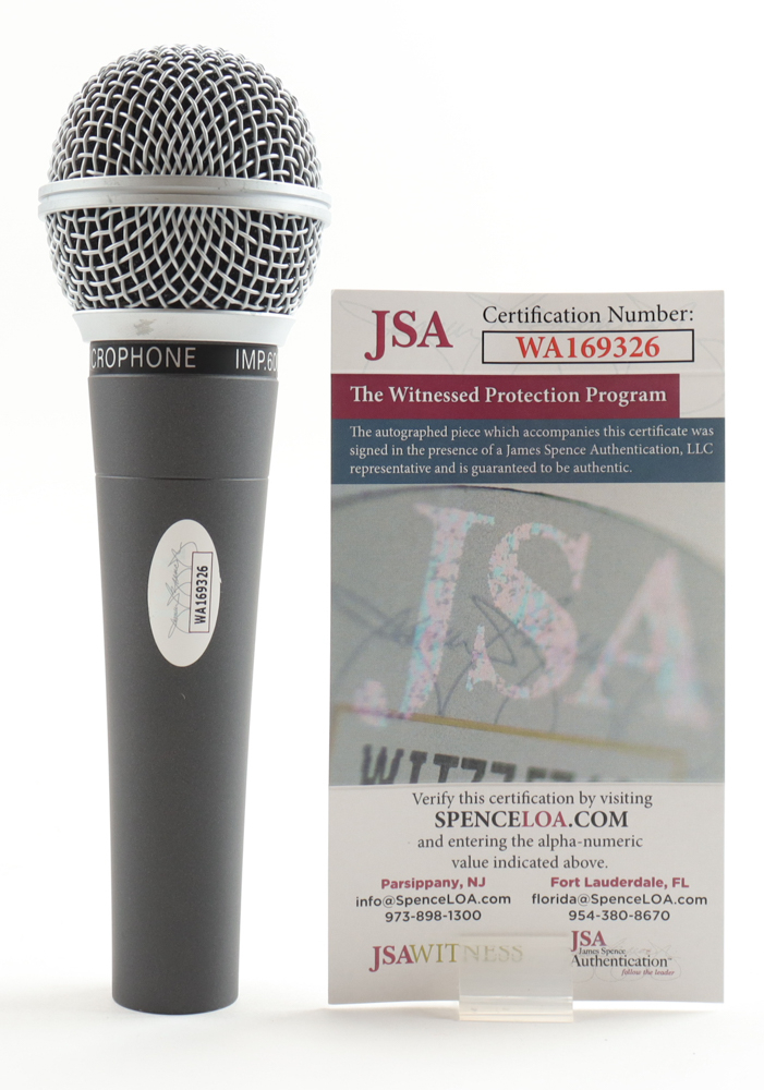 Joe Elliott Signed Microphone (JSA) | Pristine Auction