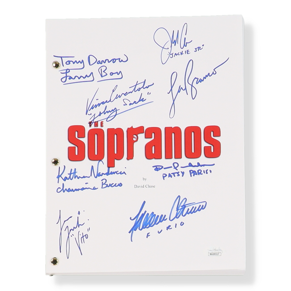 "The Sopranos" Pilot Episode Script Cast Signed by (8) with Lorraine ...