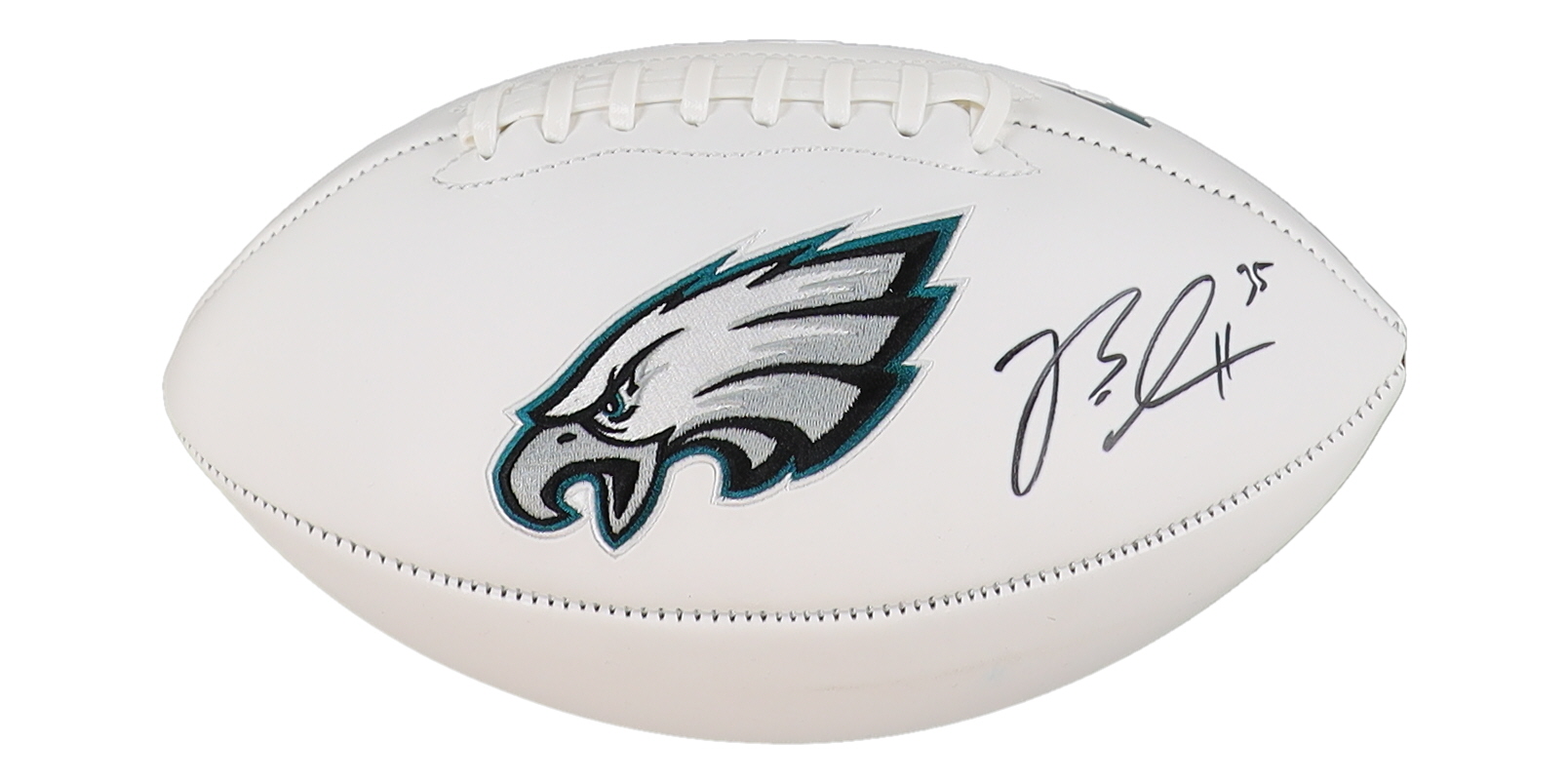 Boston Scott Signed Eagles Logo Football (JSA) | Pristine Auction