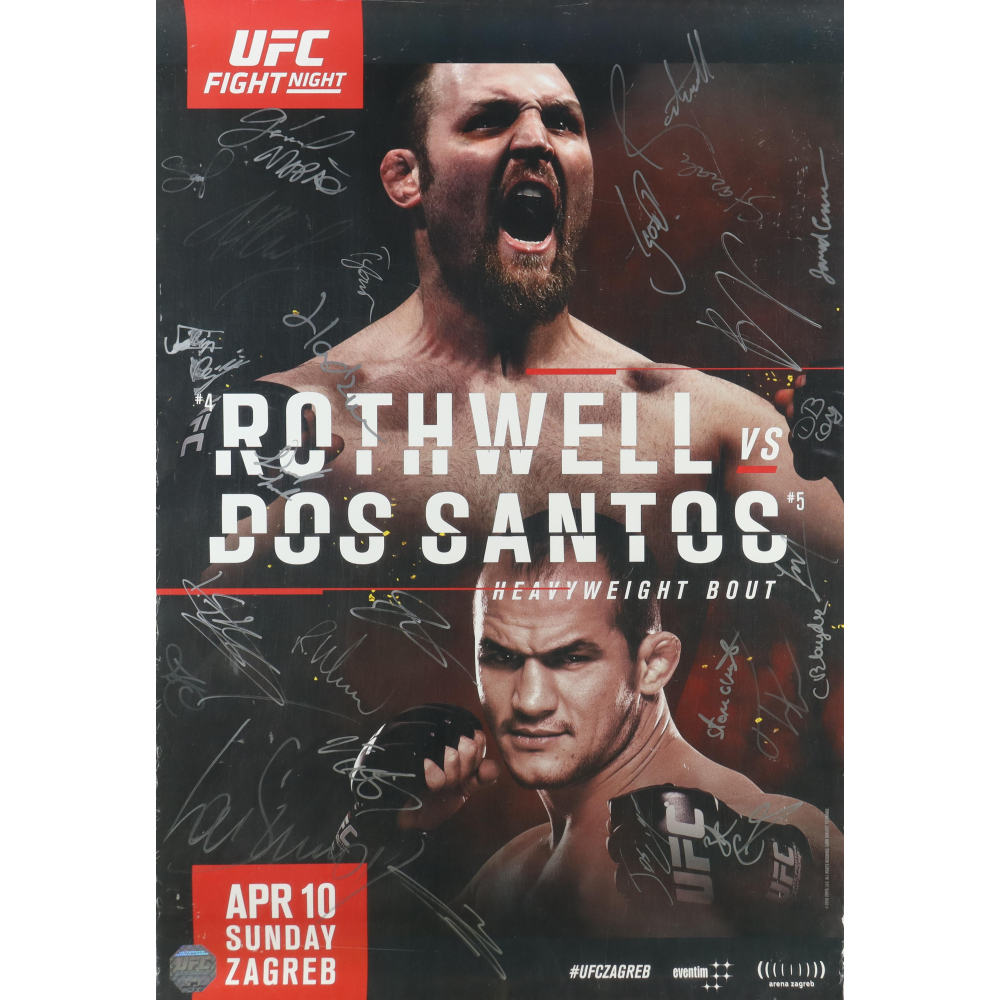 "UFC Fight Night: Rothwell vs Dos Santos" LE 27x39 Fight Poster Signed ...