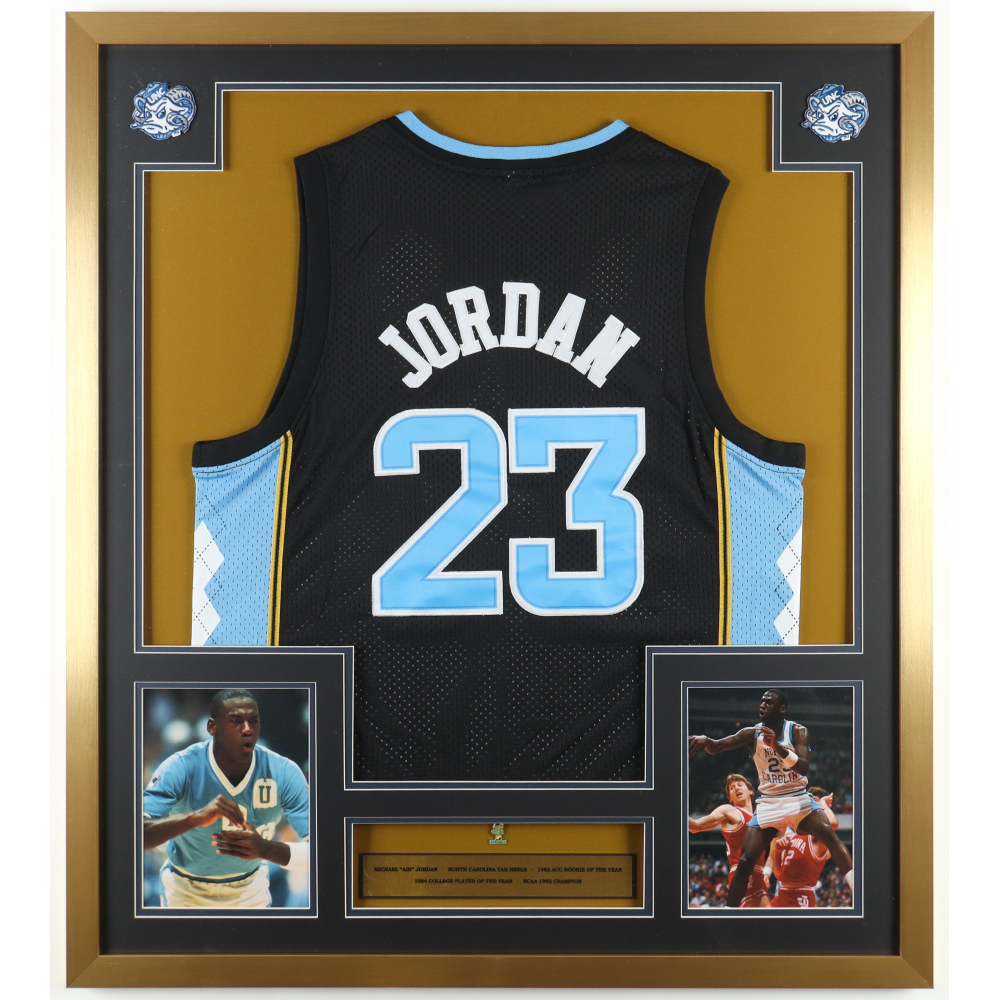Michael Jordan North Carolina Tar Heels Custom Framed Jersey Display ...