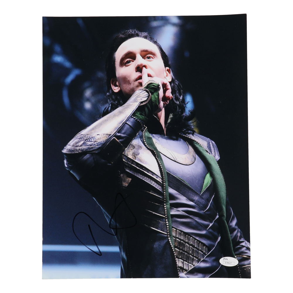 Tom Hiddleston Signed "Loki" 11x14 Photo (JSA) | Pristine Auction