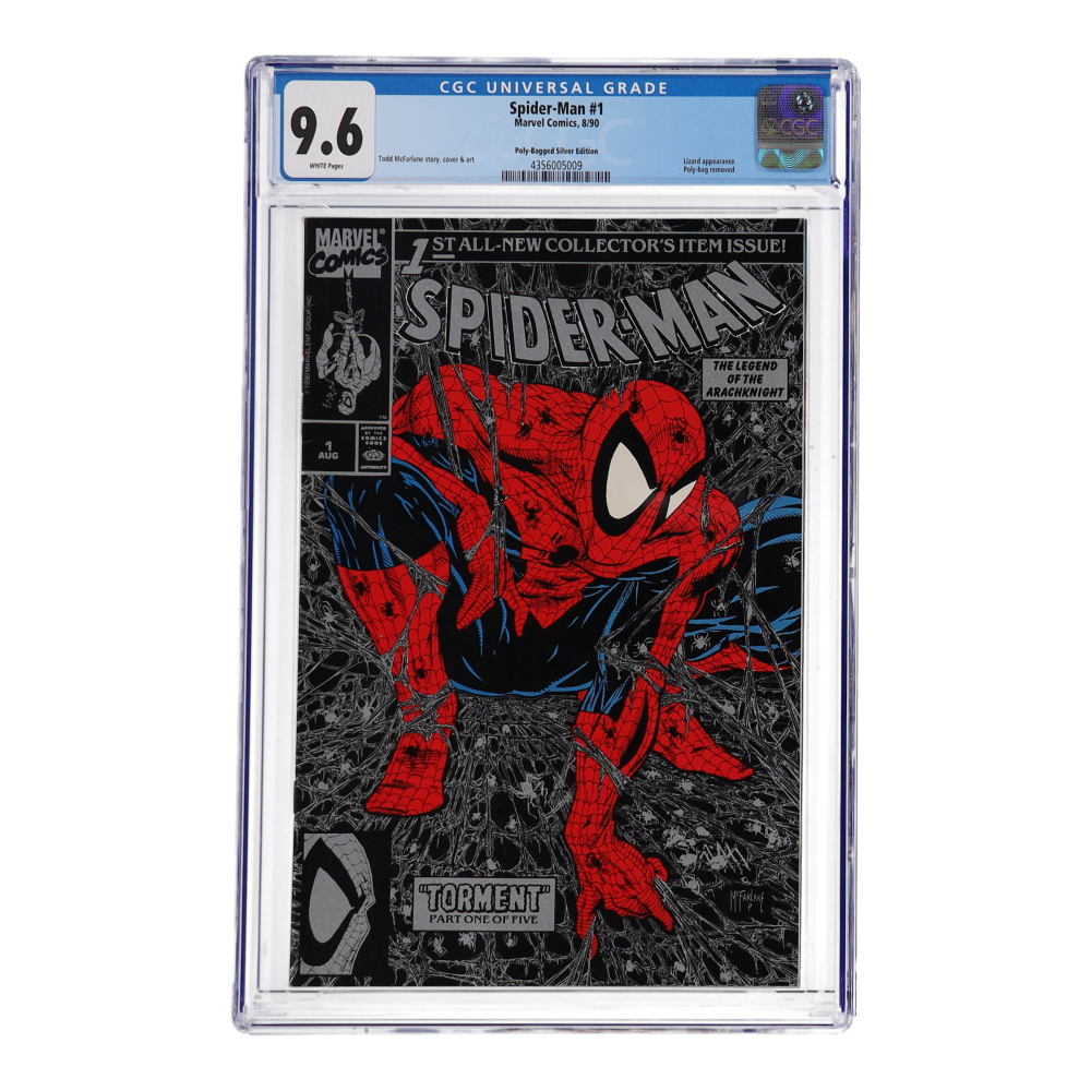 1990 "Spider-Man: Torment" Issue #1 Silver Variant Marvel Comic Book ...