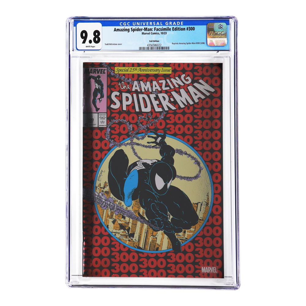 2023 "The Amazing Spider-Man" Issue #300 Facsimile McFarlane Foil ...
