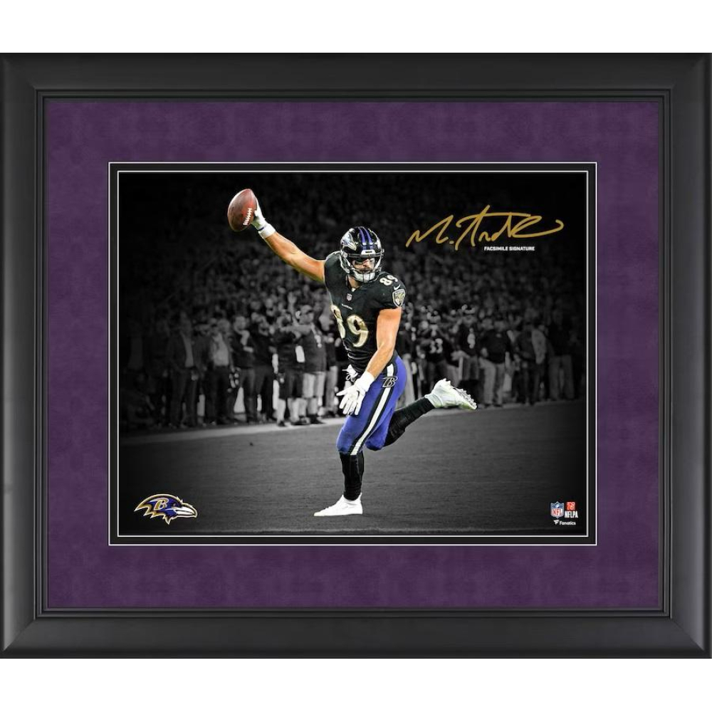 Mark Andrews Ravens Custom Framed Photo | Pristine Auction