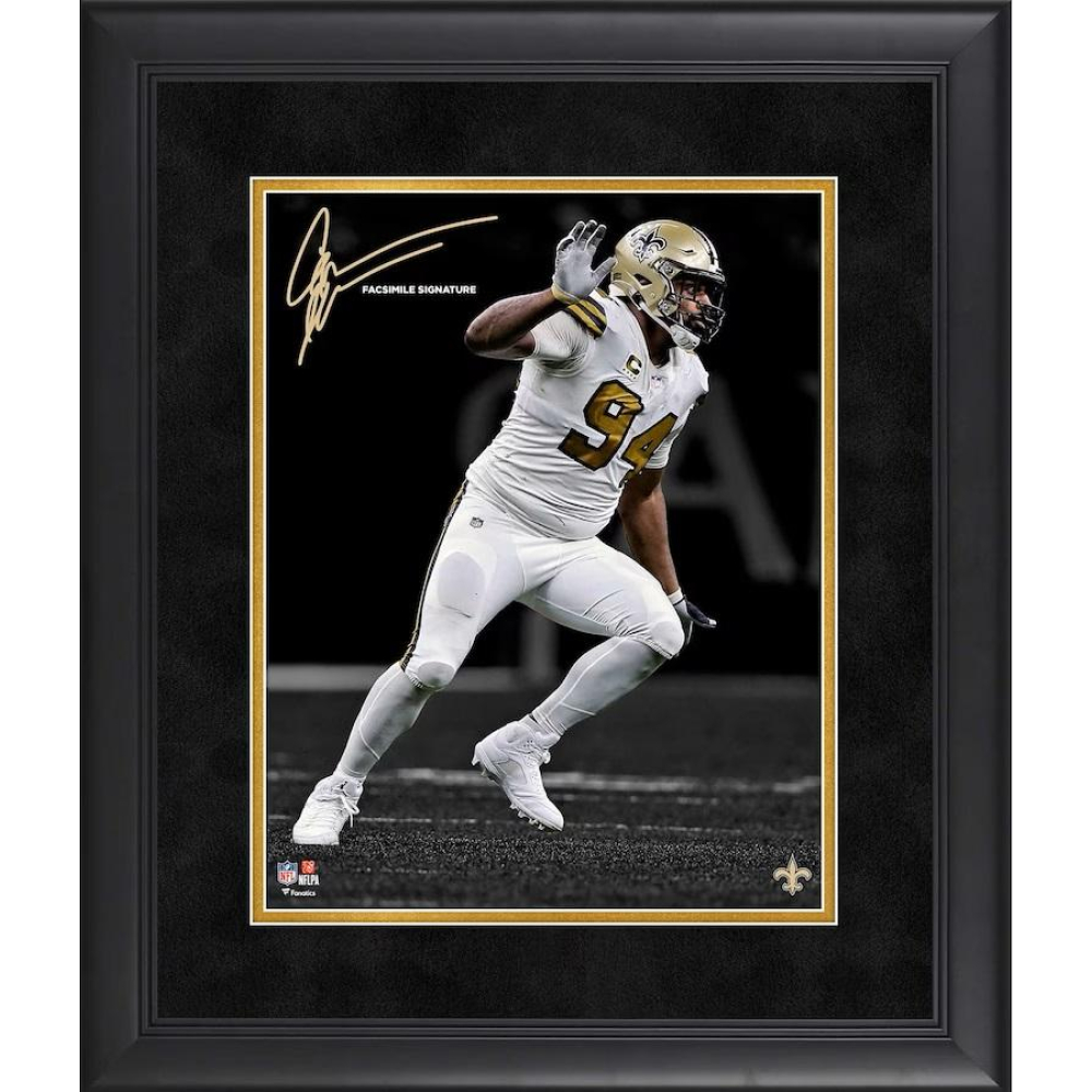 Cameron Jordan Saints Custom Framed Photo | Pristine Auction
