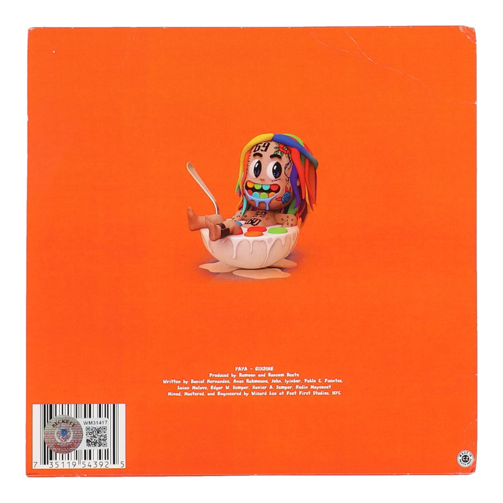 Tekashi 6is9ine Signed "Yaya" Vinyl Record Album (Beckett) | Pristine ...