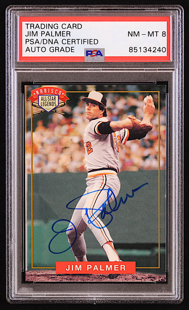 Jim Palmer Signed 1994 Nabisco All-Star Autographs #2 (PSA | Autograph ...