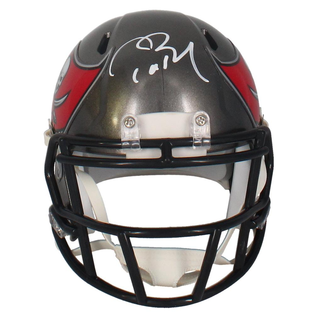Tom Brady Signed Buccaneers Speed Mini Helmet (Fanatics) | Pristine Auction