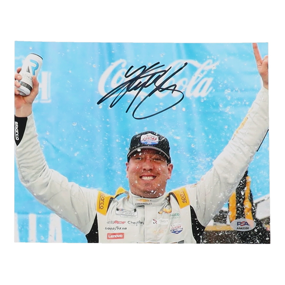 Kyle Busch Signed NASCAR 8x10 Photo (PSA) | Pristine Auction