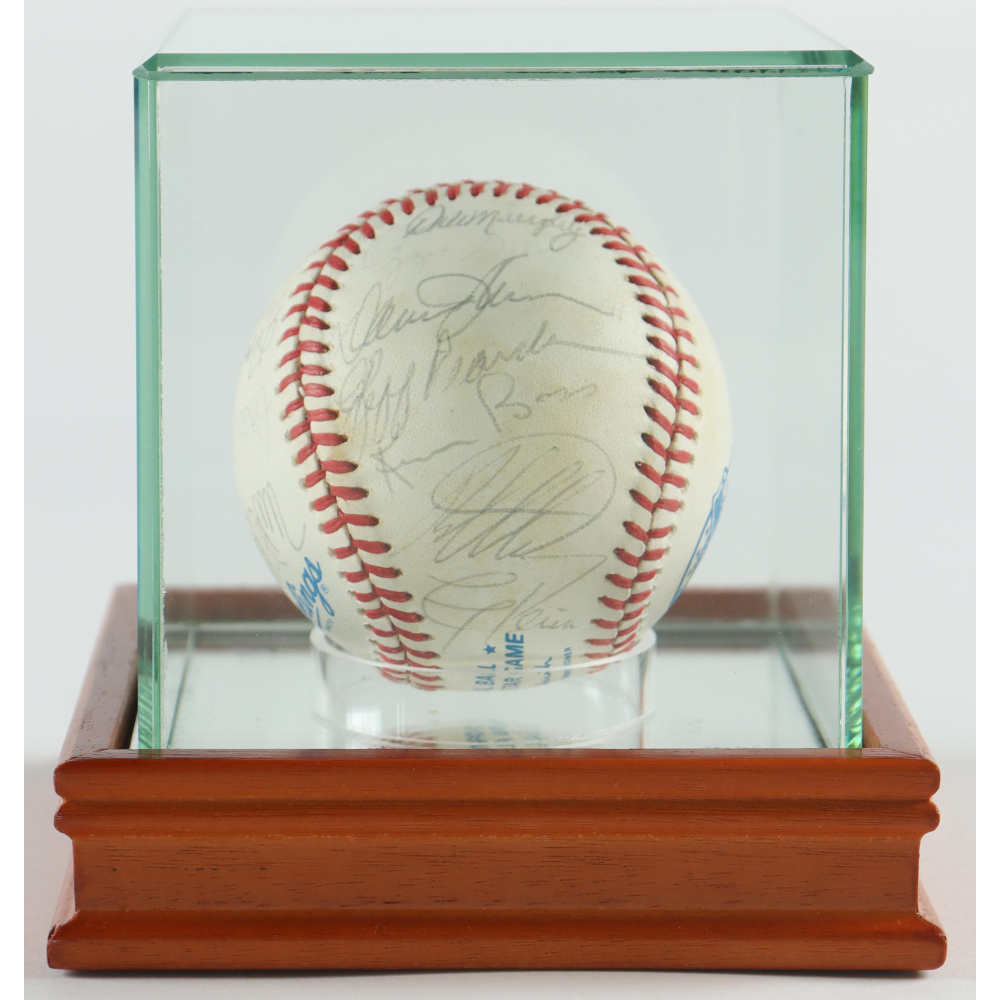 1986 NL All-Star Team (24) Signed 1986 All-Star Game Baseball With Dale ...