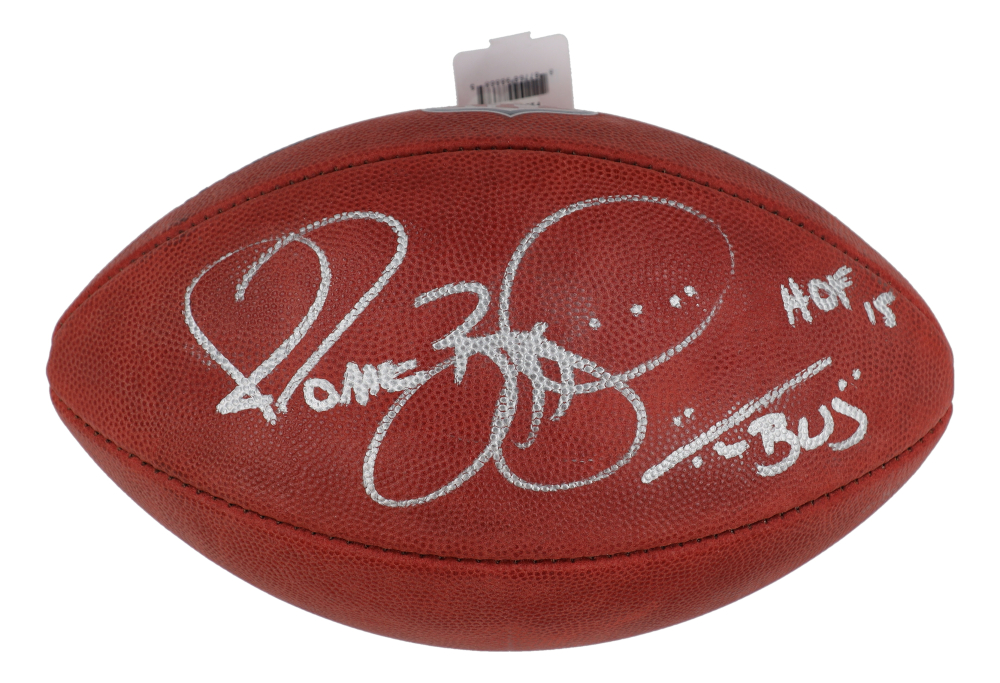 Jerome Bettis Signed NFL Football Inscribed "The Bus" & "HOF 15 ...