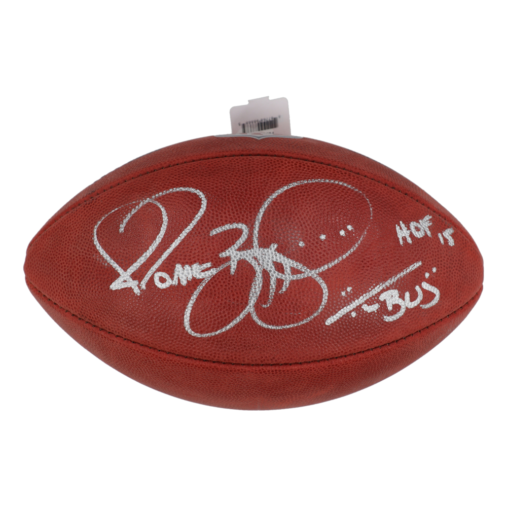 Jerome Bettis Signed NFL Football Inscribed "The Bus" & "HOF 15 ...