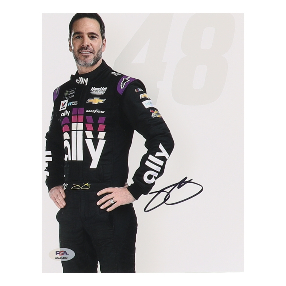 Jimmie Johnson Signed NASCAR 8x10 Photo (PSA) | Pristine Auction