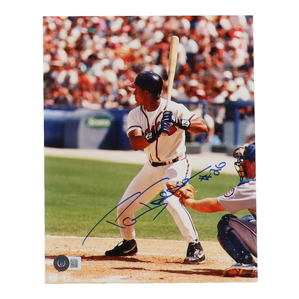 Tony Tarasco Signed Braves 8x10 Photo (Beckett) | Pristine Auction